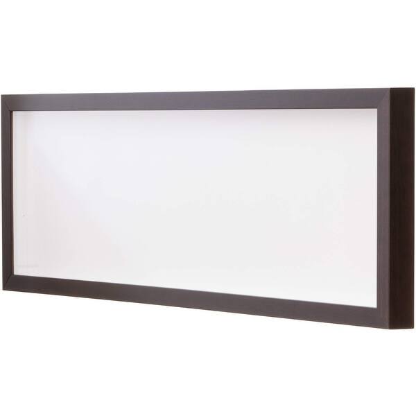 18x8 Brown Walnut Shadow Box Frame | 3/4" of Depth | Includes Hardware ...