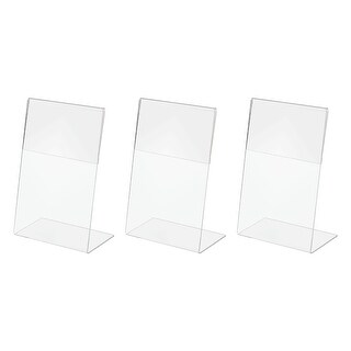 L Shape Price Tags Sign Holder Vertical Stand Pack of 3 - Bed Bath ...