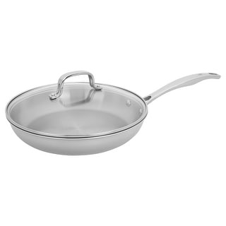 Henckels Clad H3 10-inch Stainless Steel Fry Pan with Lid - Bed Bath ...