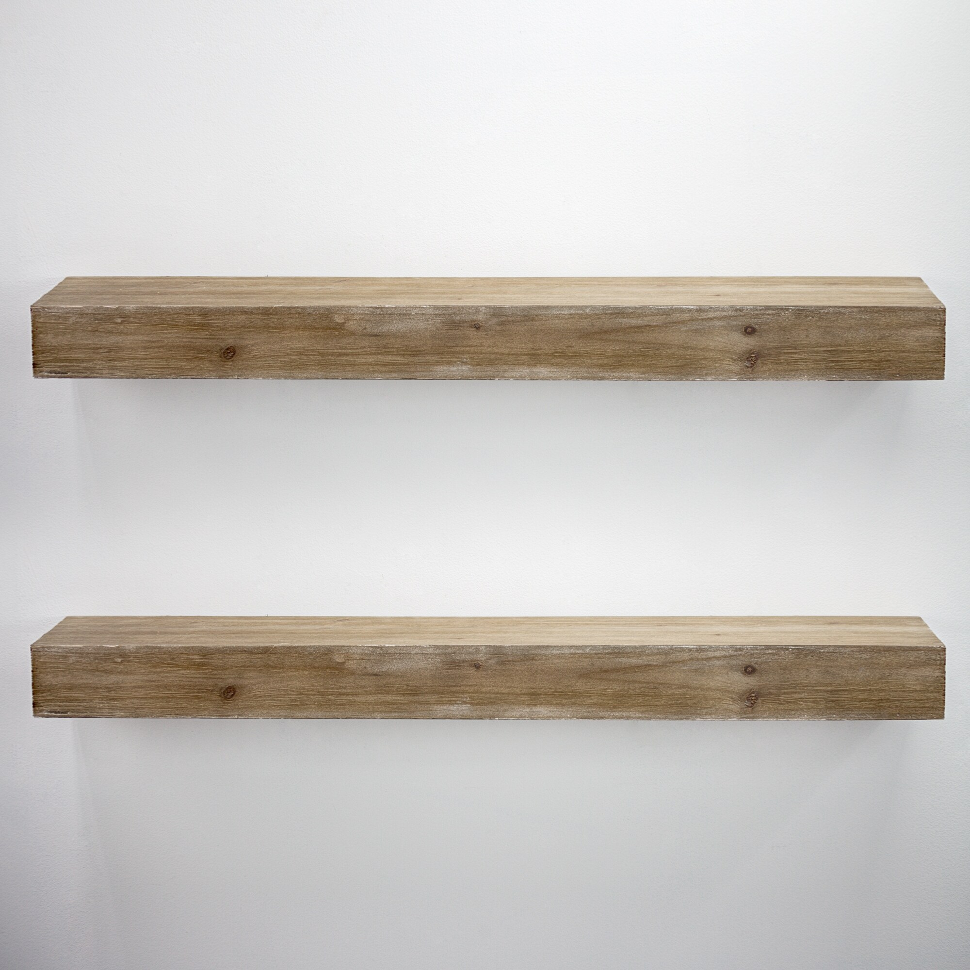 The Gray Barn Haven Walnut Brown Rustic Wood Floating Wall Shelf Large On Sale Bed Bath Beyond 28981412