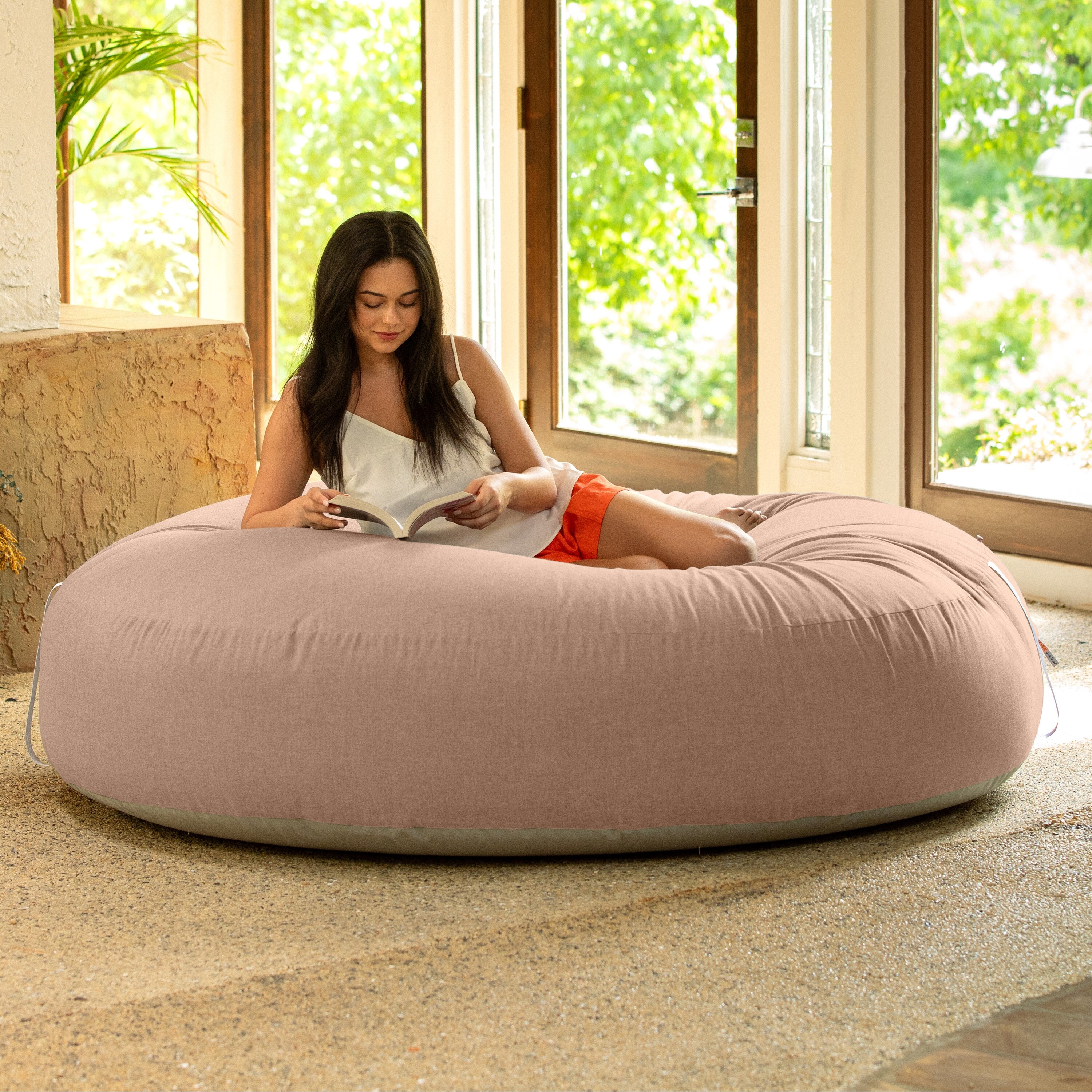 Coza Cocoon Sun Bed Giant Outdoor Round Lounge for Resort Style Beachfront Relaxation On Sale Bed Bath Beyond 40599242