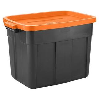 Storage Totes, 18 Gal, (Pack of 6), Organization Bins for Halloween ...