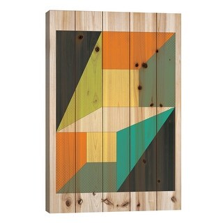 Deja Vu Print On Wood by Jazzberry Blue - Multi-Color - Bed Bath ...