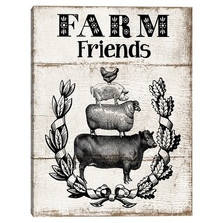 Farm Friends Canvas Art Print - Bed Bath & Beyond - 38918994