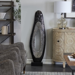 Black or Gold Aluminum Metal Teardrop Abstract Decorative Sculpture ...