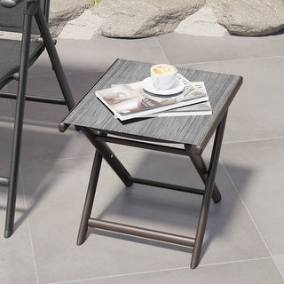 Outdoor Picnic Camping Portable Folding Small Side Table or as Footrest ...
