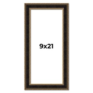 9x21 Frame Gold Antique Vintage Sold Wood Picture Frame | 1.75 Inch ...