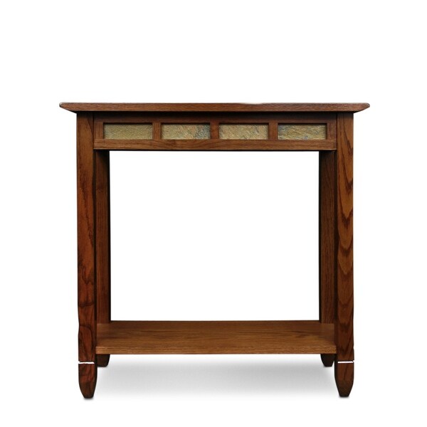 Rustic Slate Hall Stand Rustic Oak Finish Bed Bath Beyond 40218029