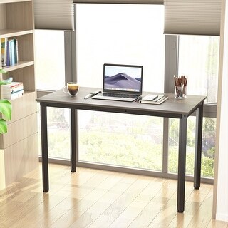 Simple Computer Desk 55" Small Laptop Gaming Desk Workstation for Home ...