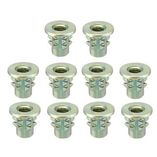 M4x10mm Wood Insert E-Nut Interface Screws Furniture Fittings 10pcs ...