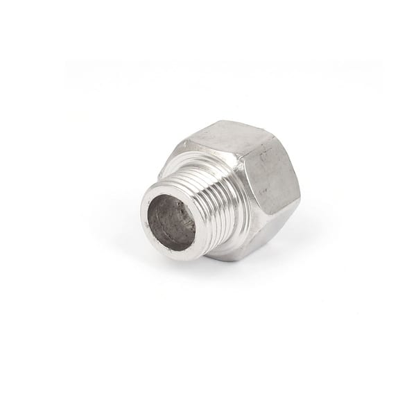 3/4BSP Female to 1/2BSP Male Thread Straight Pipe Fitting Coupler ...