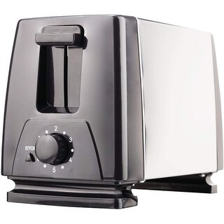 Brentwood TS-280S Stainless Steel 2-Slice Extra Wide Slot Toaster - 9 x ...