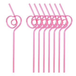 20pcs Silly Straws, 245x56mm Crazy Straws for Gift Christmas - Red ...