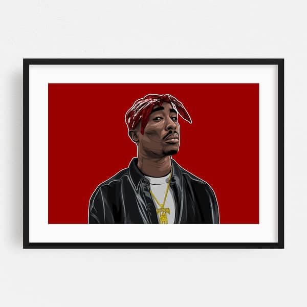 2PAC Illustrations Music Rap Hip Hop Tupac Shakur Art Print/Poster ...