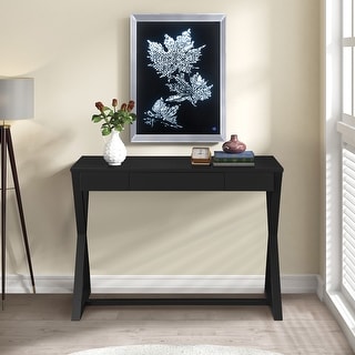 Nalo Charcoal Finish Console Table - Bed Bath & Beyond - 42738818