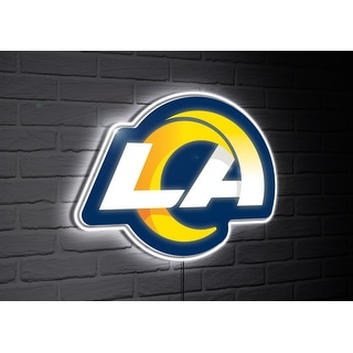 Los Angeles Rams Team Logo LED Wall Decor Lighted Sign - Bed Bath ...