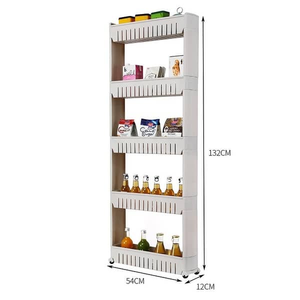 Rolling Pull-out Narrow Storage Tower - Overstock - 31647674