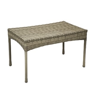 Grey Resin Wicker Clark Coffee Table - Bed Bath & Beyond - 27371015