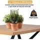 48" x 30" Dining Table Mid Century Modern Dining Table for 4 Person,w ...