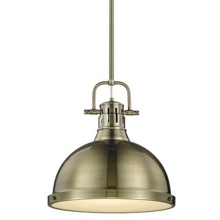 Golden Lighting Duncan Single Light 14" Wide Pendant - Bed Bath ...