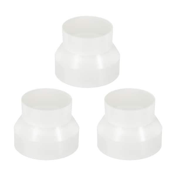 Duct Reducer, ABS Ducting Airflow Tube Increaser Adapters Pipe Fitting ...