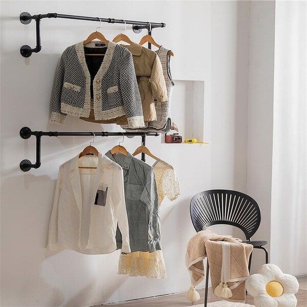 Pipe clothing racks store