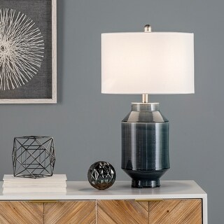 Nuloom Napoli 25" Ceramic Table Lamp - 14"W x 14"D x 25"H - Bed Bath ...