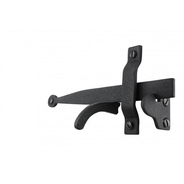 Black Cast Iron Norfolk Door Latches Traditional Gate Or Door 8 Tall ...