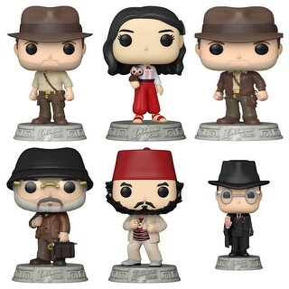 Funko Pop! Indiana Jones - 6 Pack Complete Set - Bed Bath & Beyond ...