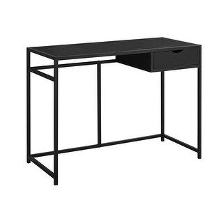 20" Black Rectangular Computer Desk - Bed Bath & Beyond - 37108805