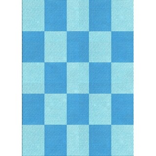 Ahgly Company Machine Washable Transitional Deep Sky Blue Area Rugs ...