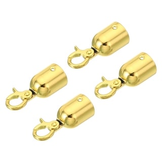 Stanchion Rope End Stopper, 4pcs Cord End Caps Barrier Rope End Cap ...