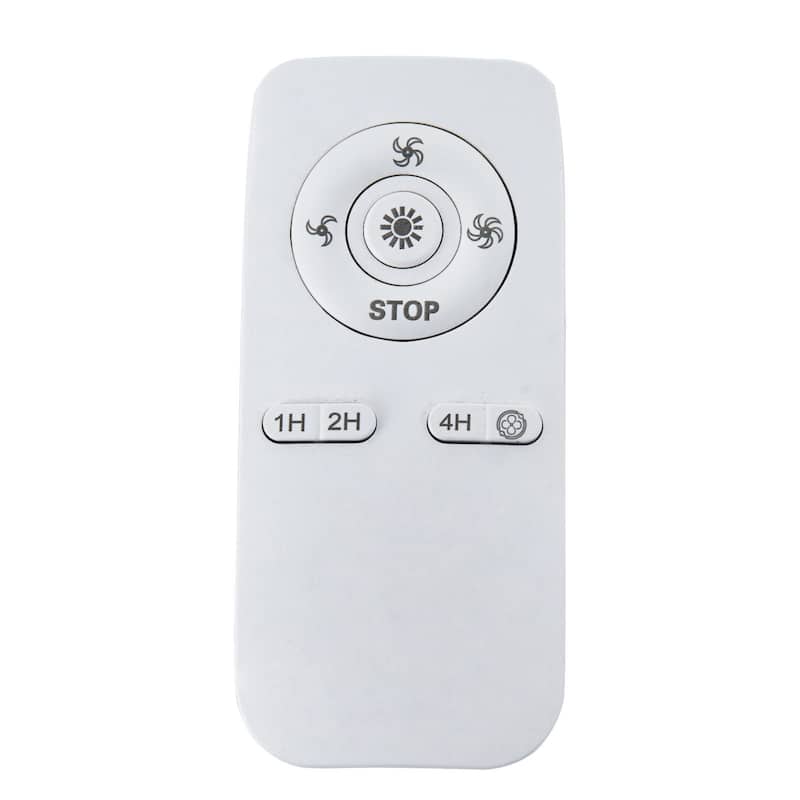 23'' Modern Double Circle Invisible LED Ceiling Fan with Remote - On ...