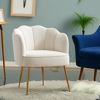 Velvet Accent Armchair Tufted Wingback Chairs - Bed Bath & Beyond ...