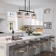 Kasy Modern 3-Light Textured Glass Chandelier Kitchen Island Lights for ...