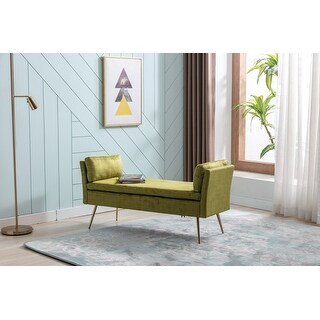 Simple and Classic Upholstered Living Room Bench - Bed Bath & Beyond ...