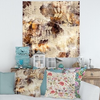 Designart "Swirling Feather Dance IX" Modern Canvas Wall Art Print ...