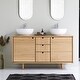 OROA Jonak Solid Oak Vanity Unit - Bed Bath & Beyond - 36051057