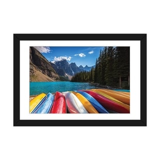 iCanvas "Canoes By The Lake" by Sergio Lanza PFA - Bed Bath & Beyond ...