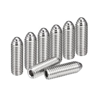 M8 x 30mm 304 Stainless Steel Spring Hex Socket Ball Point Set Screws ...