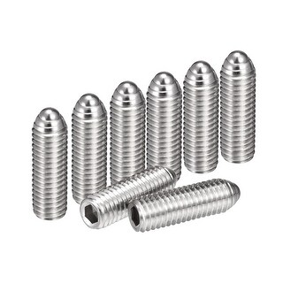M8 x 30mm 304 Stainless Steel Spring Hex Socket Ball Point Set Screws ...