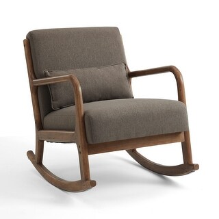Solid color rocking chair-dark brown legs - Bed Bath & Beyond - 34773654
