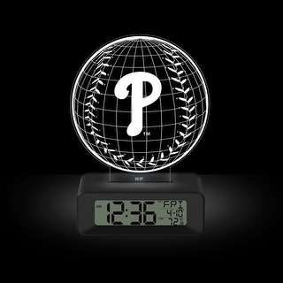 MLB Philadelphia Phillies Color-Changing Led 3d Illusion Alarm Clock ...