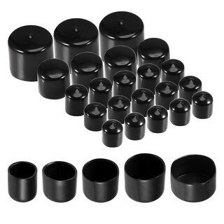 Round Rubber End Caps Vinyl Screw Thread Protectors Assortment Kit ...