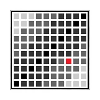 iCanvas "Modern Art- Tile Art Cuadrados Opt en Gris" by 5by5collective ...