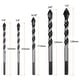 5pcs Masonry Drill Bit Set 1/4" to 1/2" Concrete Drill Bit with ...