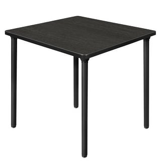 Kee 30" Square Folding Breakroom Table- Ash Grey/ Black - Bed Bath ...