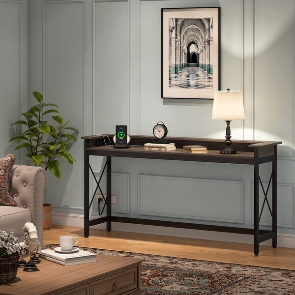 70 inch black console table store