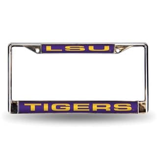 Collegiate Louisiana State Purple Laser Chrome Acrylic License Plate ...