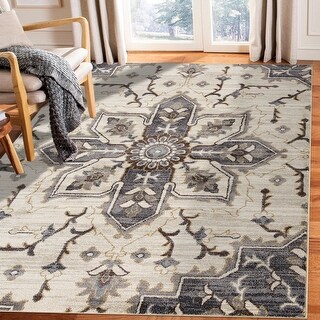 Julia Eva Traditional Medallion Area Rug - Bed Bath & Beyond - 38222029